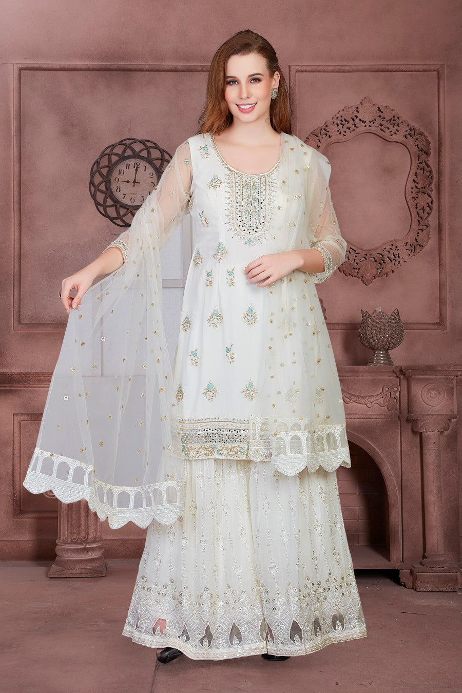 Buy Palazzo Suit in USA – Roop Sari Palace